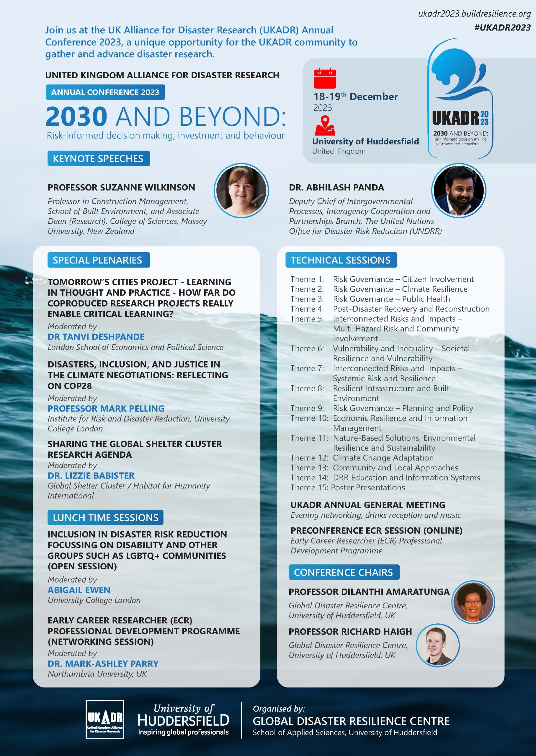 UKADR Conference 2023 – University of Huddersfield, UK